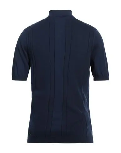Brunello Cucinelli Cotton Knit Polo - Blue