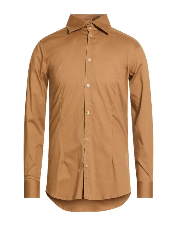 DANIELE ALESSANDRINI Shirt Size Cotton, Elastane