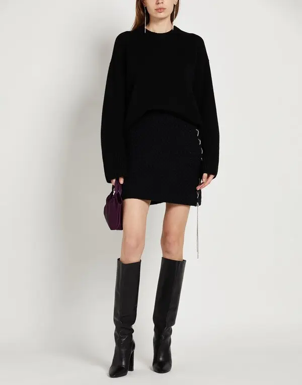 Giuseppe Di Morabito Mini Merino Wool Cashmere Skirt