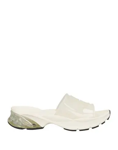 Tory Burch Pvc Slides - White
