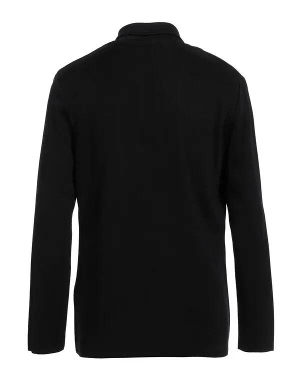 LARDINI Cotton-viscose Knitted Blazer - Black