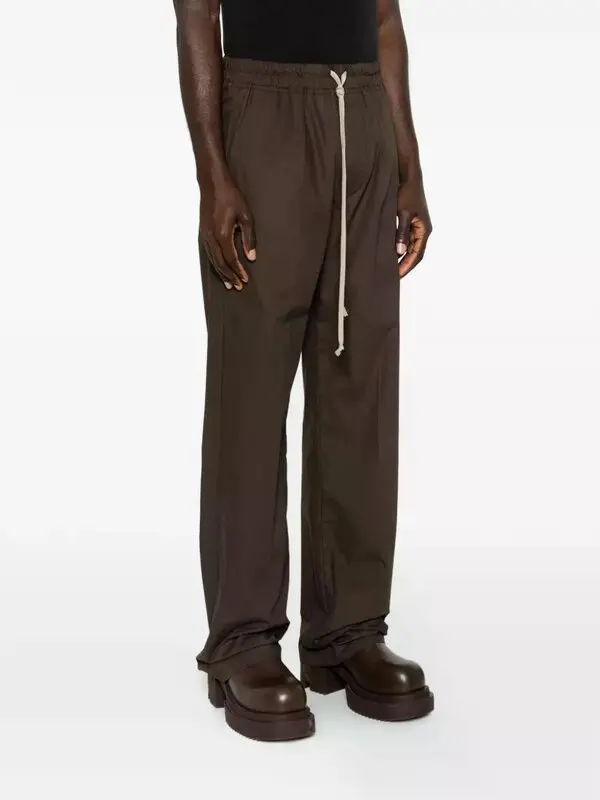 Rick Owens Dietrich Drawstring Trousers - Brown
