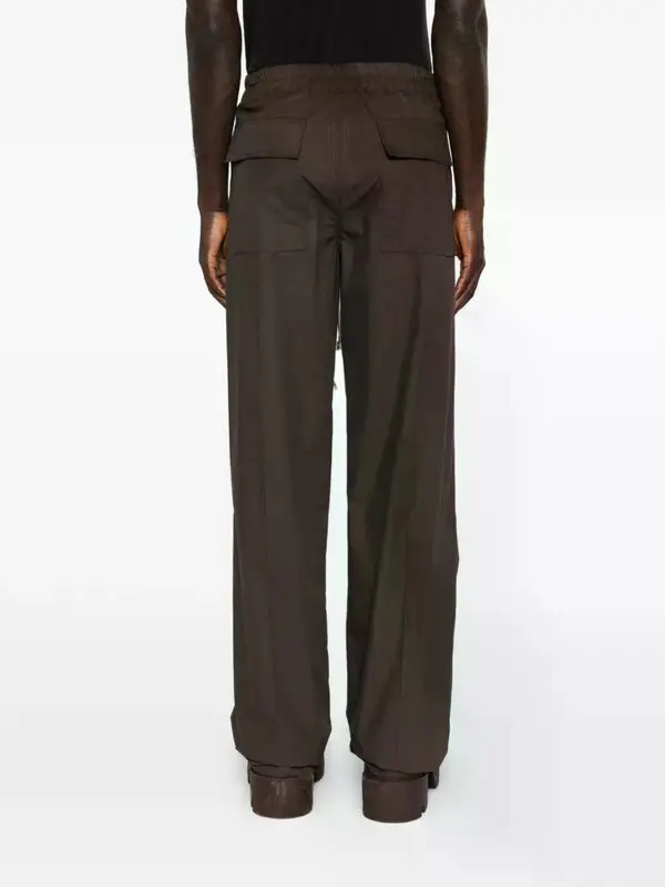 Rick Owens Dietrich Drawstring Trousers - Brown