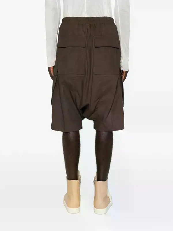 Rick Owens Cargo Pods Drawstring Shorts