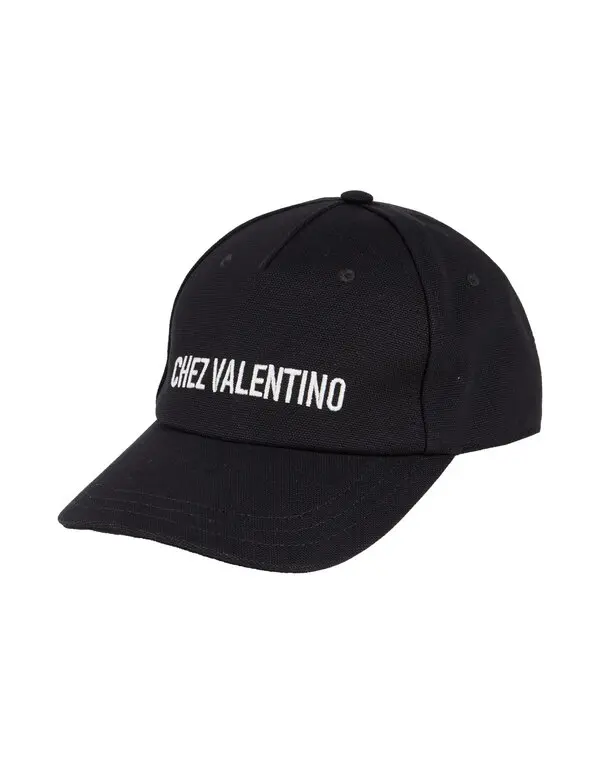 Valentino Garavani Embroidered Canvas Baseball Cap - Black