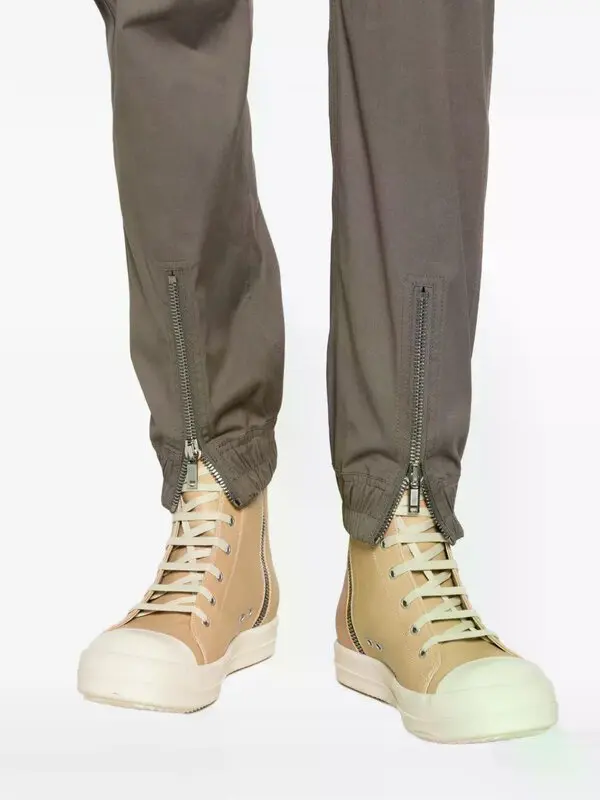 Rick Owens Bauhaus Zip-pocket Trousers - Brown