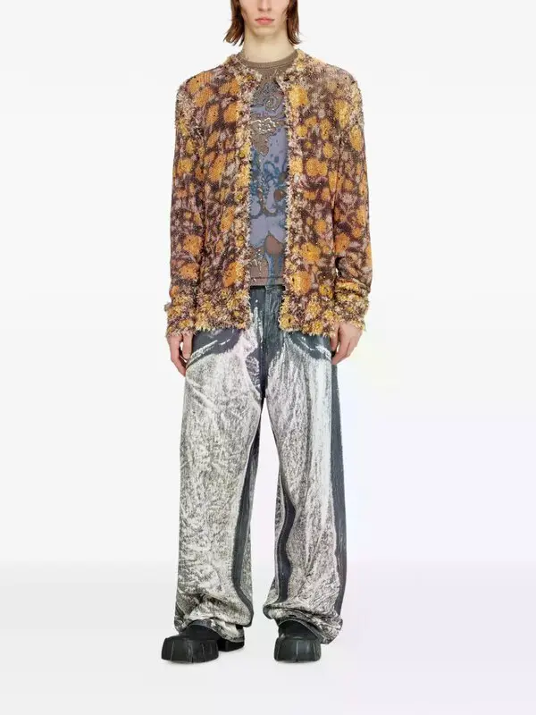 DIESEL® K-linnus Floral Embellished Cardigan