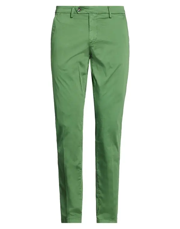 MANUEL RITZ Tapered Leg Chino Pants - Green