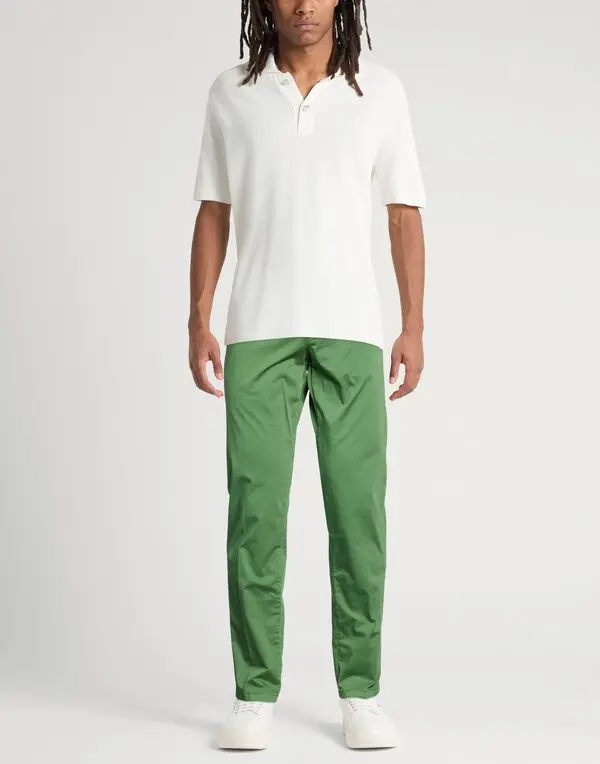 MANUEL RITZ Tapered Leg Chino Pants - Green