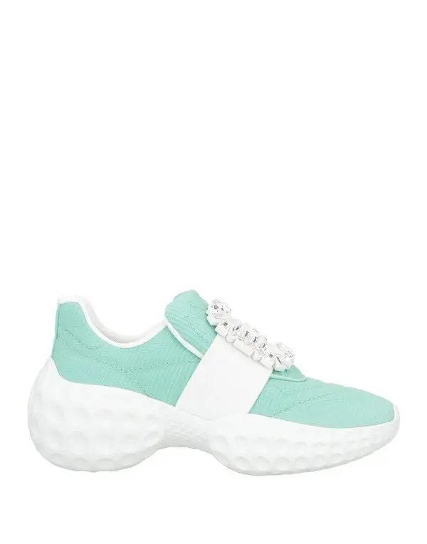 ROGER VIVIER Light Textile Fiber Sneakers - Green