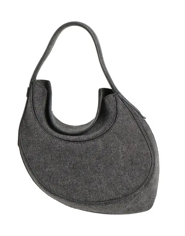 MUGLER Textile Fibers Handbag - Black