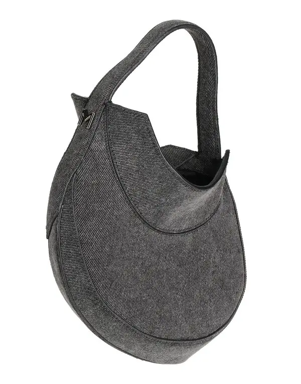 MUGLER Textile Fibers Handbag - Black