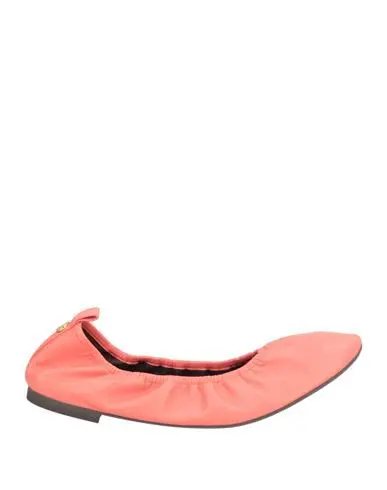 Tory Burch Ballet Flats Coral Size Leather - Red