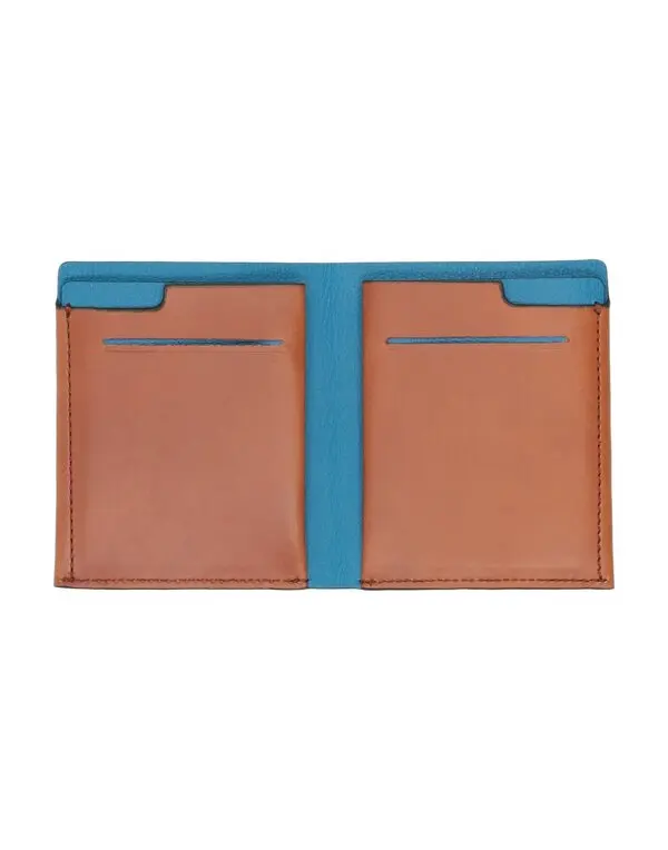 PIQUADRO Document Holder Tan Soft Leather