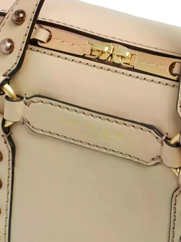 THE BRIDGE Studded Leather Tote Bag