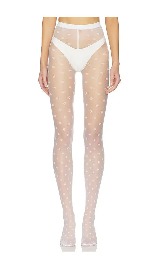 Wolford Daisy Tights - White
