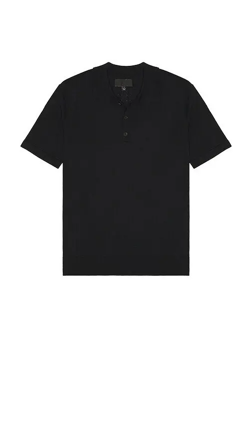 NILI LOTAN Bryce Polo Sweater In Blue