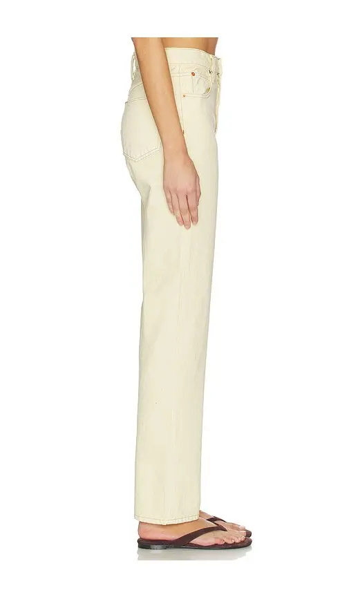 SLVRLAKE London High Rise Straight Leg Jeans - Paradise