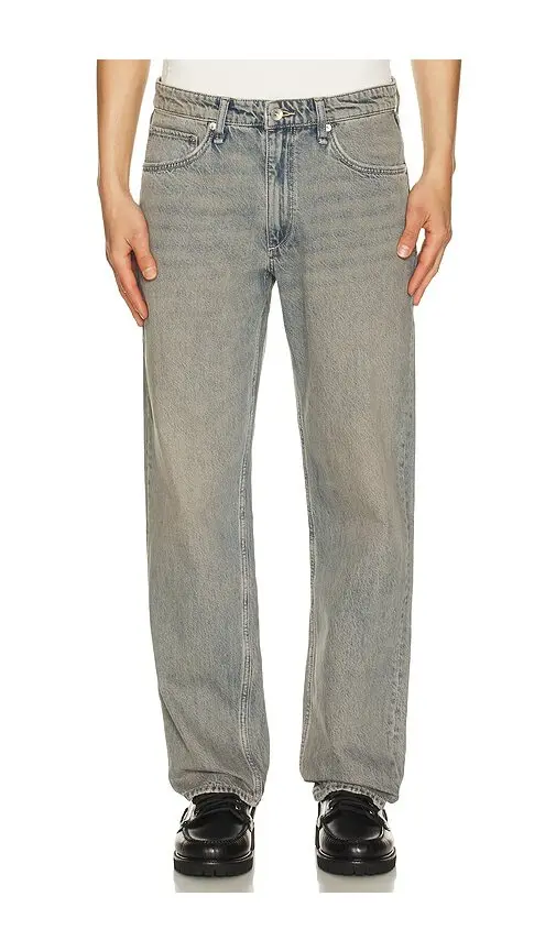 Rag & Bone Fit 4 Authentic Rigid Infuse Jeans In Grey - Napeague