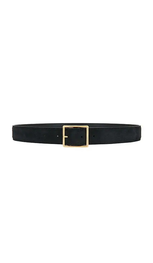NILI LOTAN Gabriele Belt In Black - Black With Gold