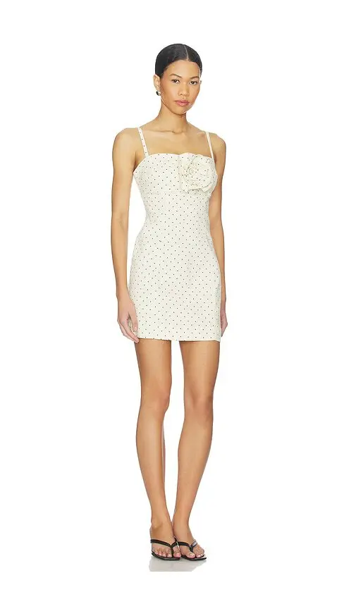 Steve Madden Peony Mini Dress - Pristine Ivory