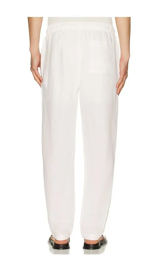 Onia Air Linen Pull-on Pant - White