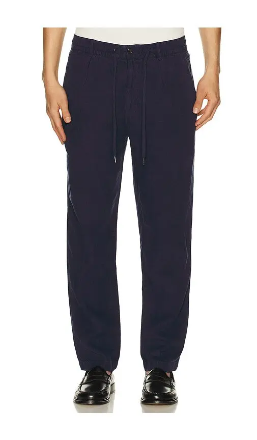 Polo Ralph Lauren Prepster Linen Pant In Navy - Newport Navy