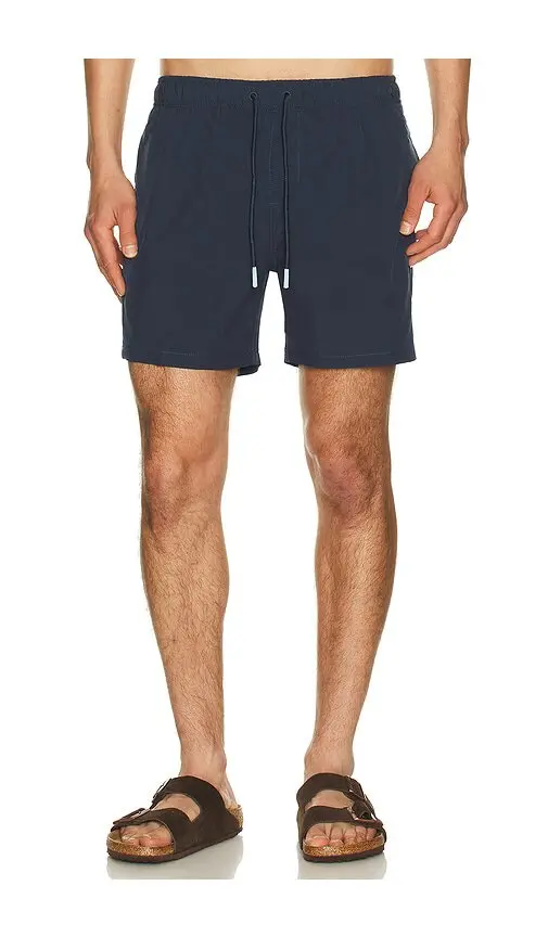VINTAGE SUMMER Performance Stretch Lined Volleys - Navy