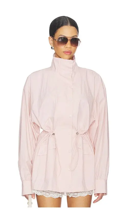 LOVERS AND FRIENDS Carie Jacket In Pink - Baby Pink