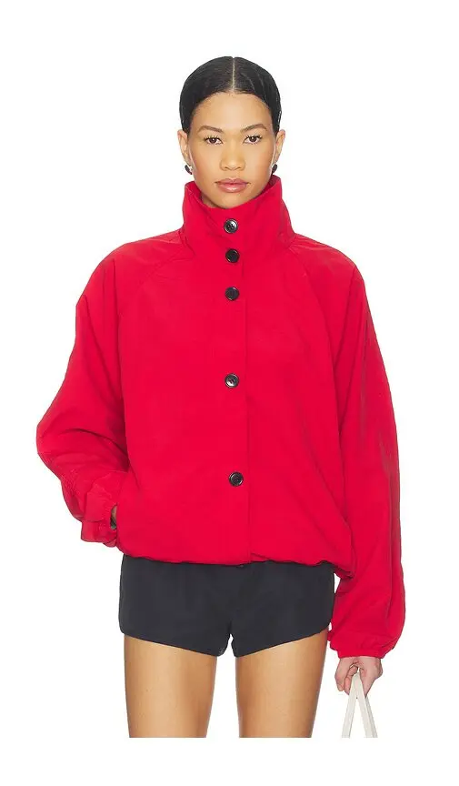Superdown Kirrily Funnel Neck Jacket - Red