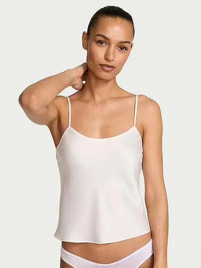 Victoria's Secret Satin Cami Top - White,ivory