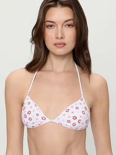 Victoria's Secret Frankies Bikinis Amore Reversible Bikini Top - Print