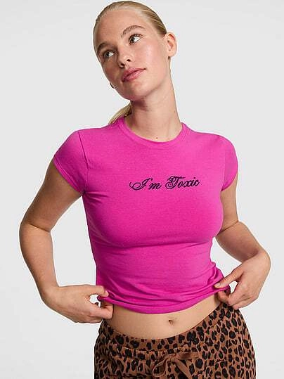 Pink Cotton Baby Tee - Pink