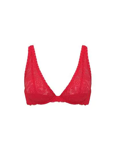Pink Wink Wink™ Undercover Lift Unlined Plunge Bra - Red