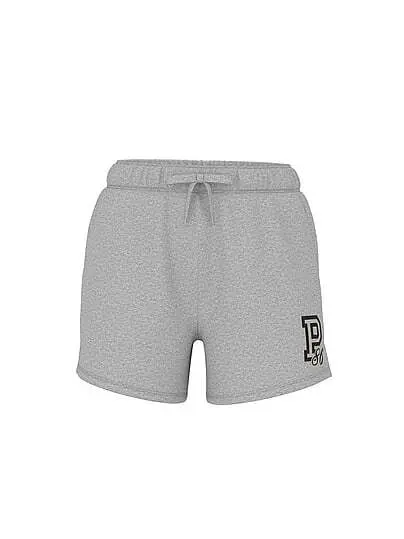 Pink Campus Fleece™ Roll-down Shorts - Grey