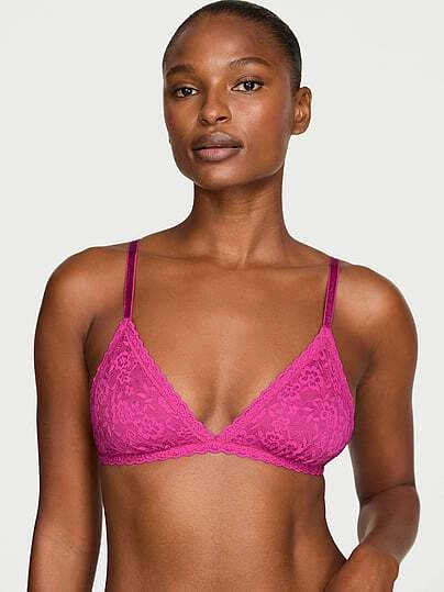 Victoria's Secret The Lacie Unlined Triangle Bralette - Pink