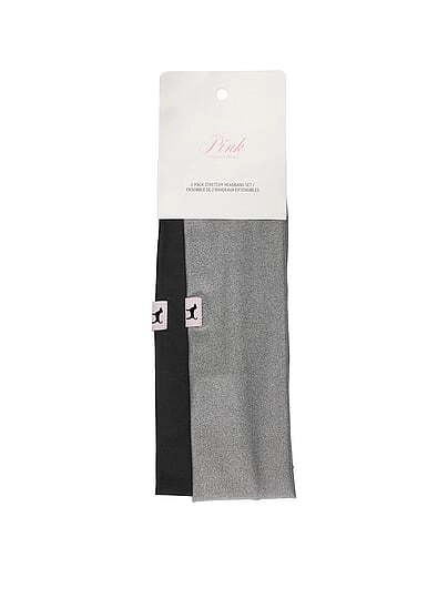 Pink 2-pack Stretchy Headbands