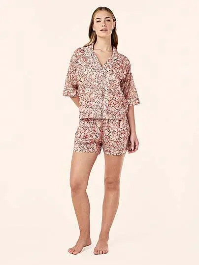 Victoria's Secret Papinelle Carly Cotton Pj Set - Floral