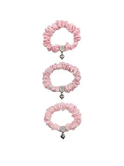 Victoria's Secret 3-pack Skinny Charm Scrunchie Set - Print