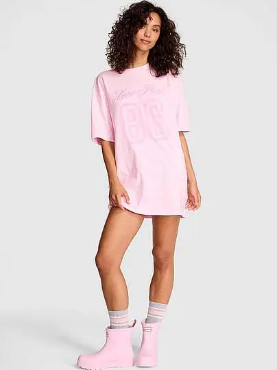 Pink Campus Cotton™ T-shirt Dress - Pink