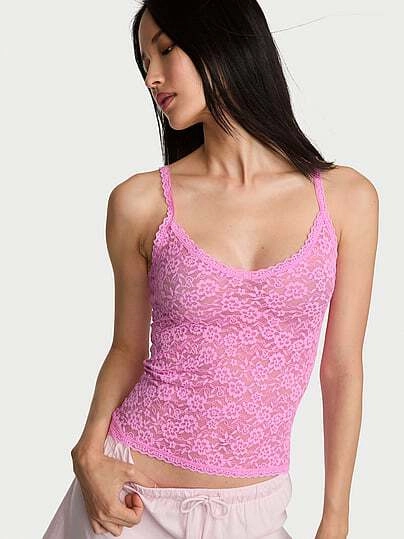 Victoria's Secret Lace Cami - Pink