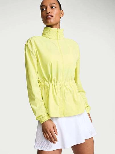 Victoria's Secret Activeflex Cinched Full-zip Jacket - Green