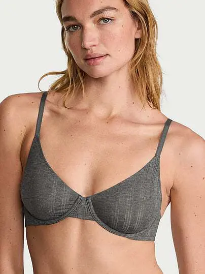 Victoria's Secret The T-shirt Sosoft™ Modal Ultra-fine Unlined Demi Bra - Grey