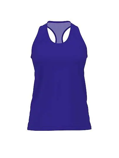 Victoria's Secret Vsx Drapey Knit Tank Top - Blue