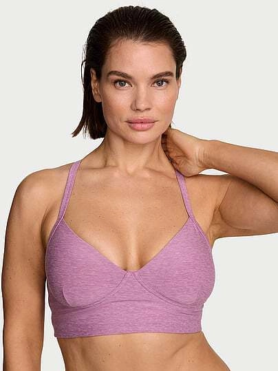 Victoria's Secret Vsx New Essential Racerback Sports Bra - Print