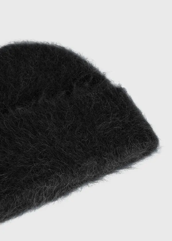 TOTEME Alpaca Knit Beanie - Black