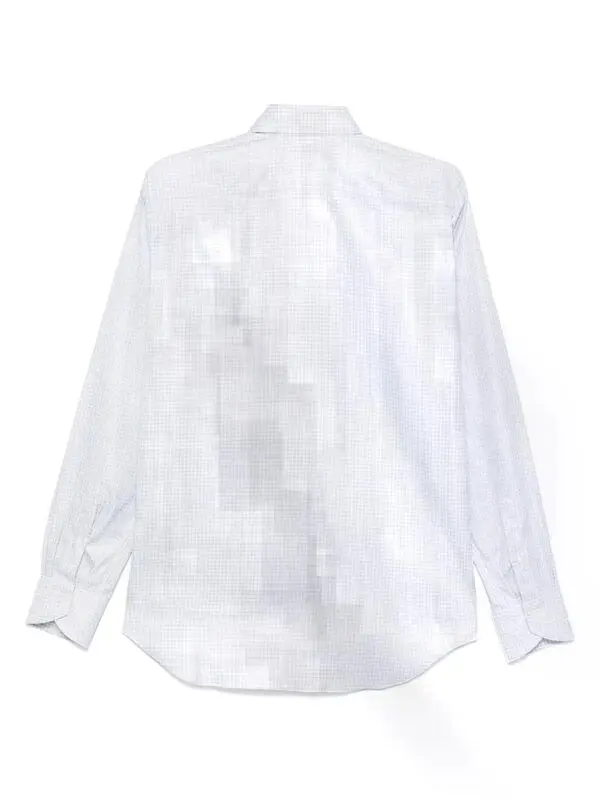 Canali Geometric-print Shirt