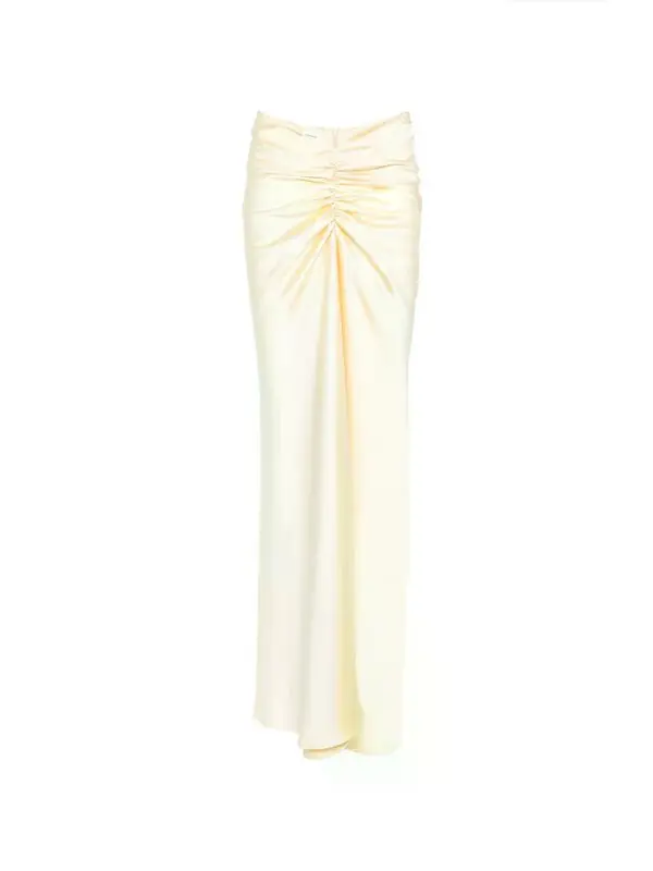 Andamane Ruched Skirt - Neutrals