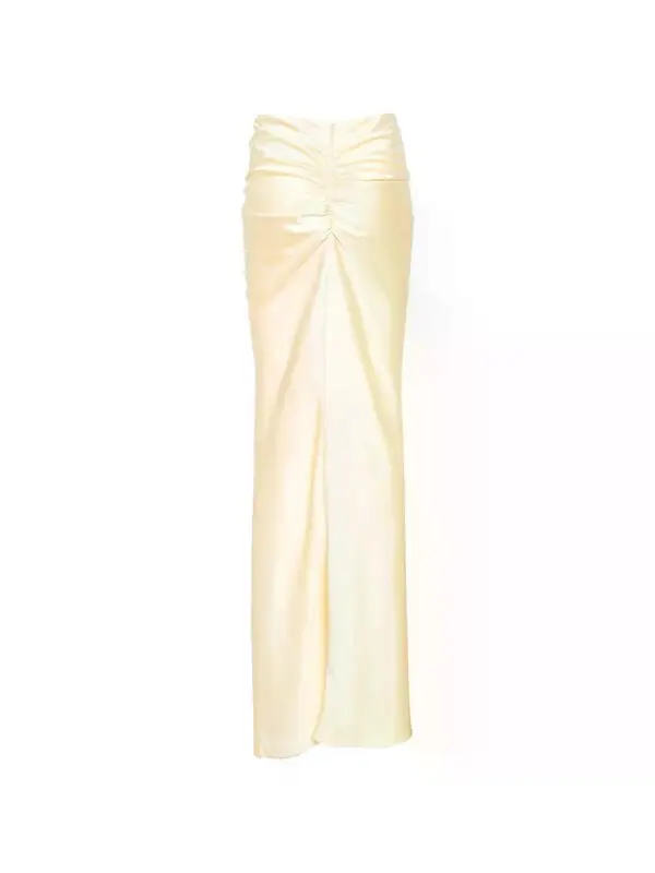 Andamane Ruched Skirt - Neutrals
