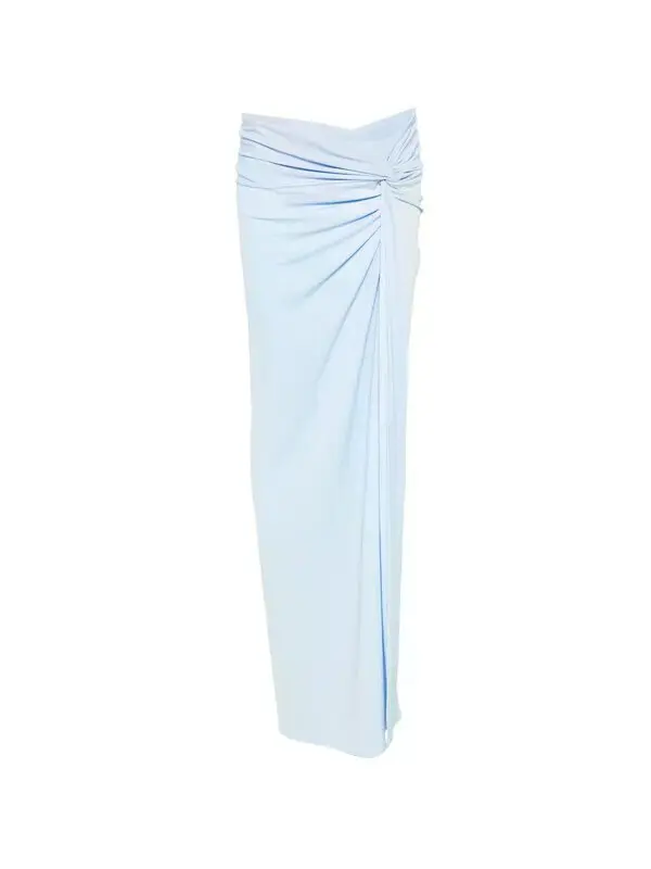 Andamane Gathered Skirt - Blue